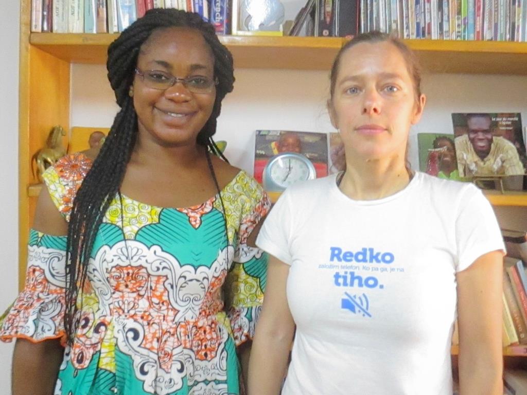 Barbara Vodopivec, vice-présidente de HUMANITAS au siège de FAVL-BF ...