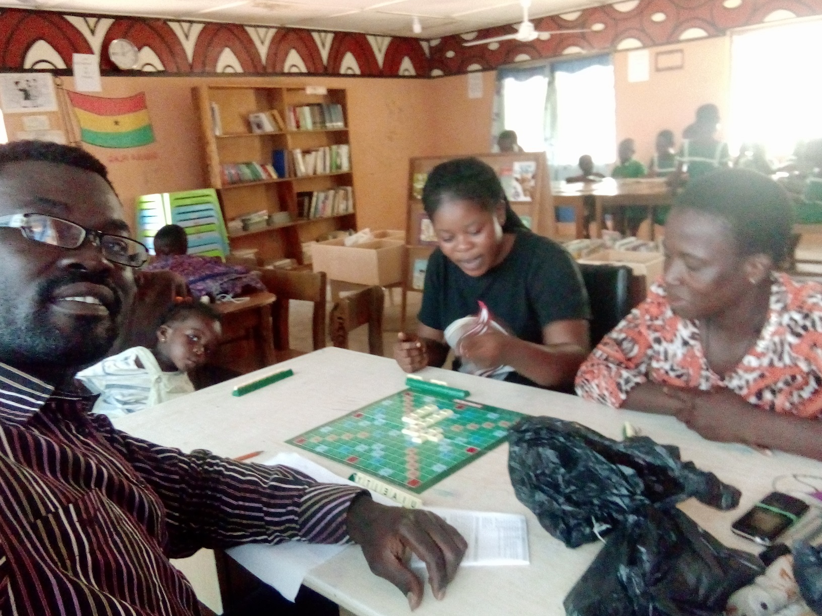 Scrabble game Sumbrungu Community Library #Ghana – Friends of African ...