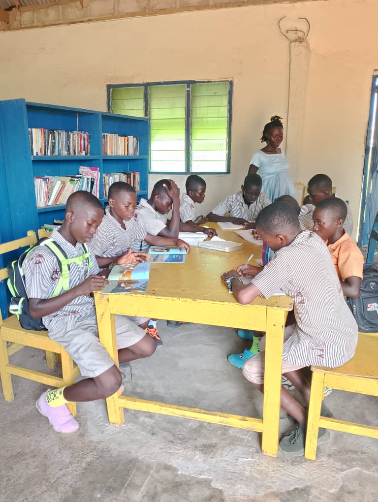 Some photos from Gowrie Kunkua community library in Ghana – Friends of ...